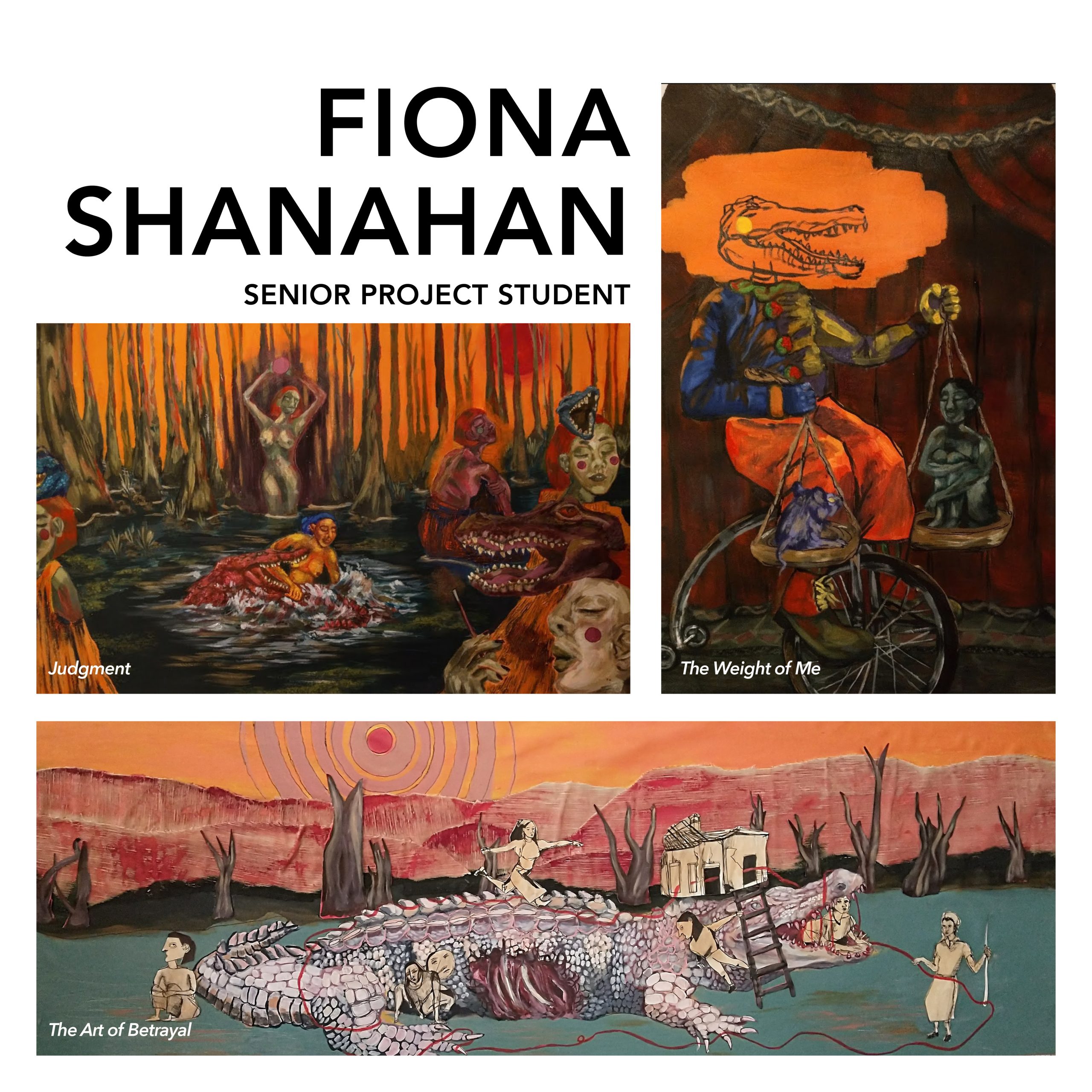 Senior Project Student Feature: Fiona Shanahan – Trolley Barn Gallery
